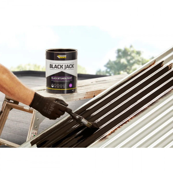 Sika 90105 901 Bitumen Paint 5ltr Black