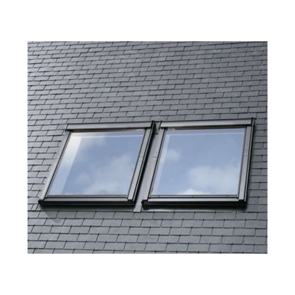 Velux EBL CK04 0021C Flashing to 8mm Twin Slate