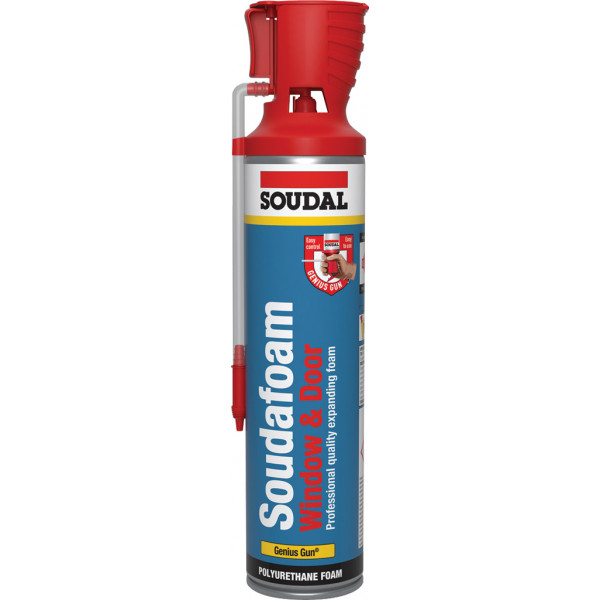 Soudal 130580 Soudafoam PU Foam Window & Door Genius Gun Max 600ml