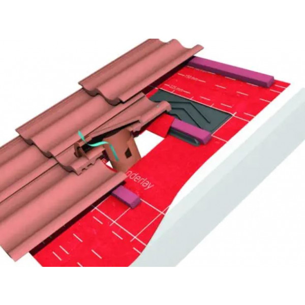 Marley Mendip Vent Terminal 294 Mosborough Red 39