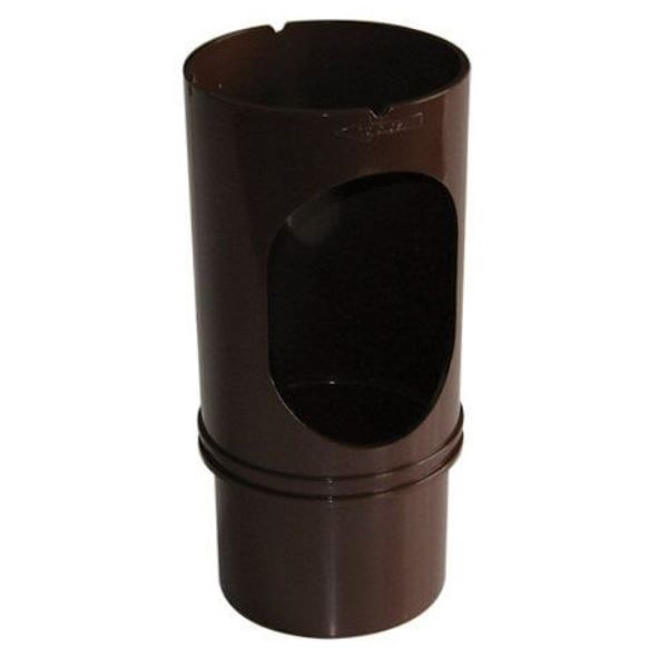 Floplast Rainwater RX1BR 68mm Round Access Pipe Brown