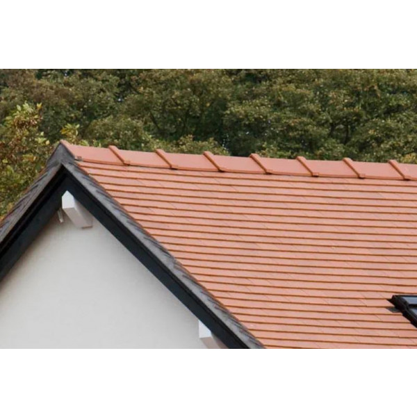 Marley Fittings Cap Angle Ridge 450mm 125D Red Smooth