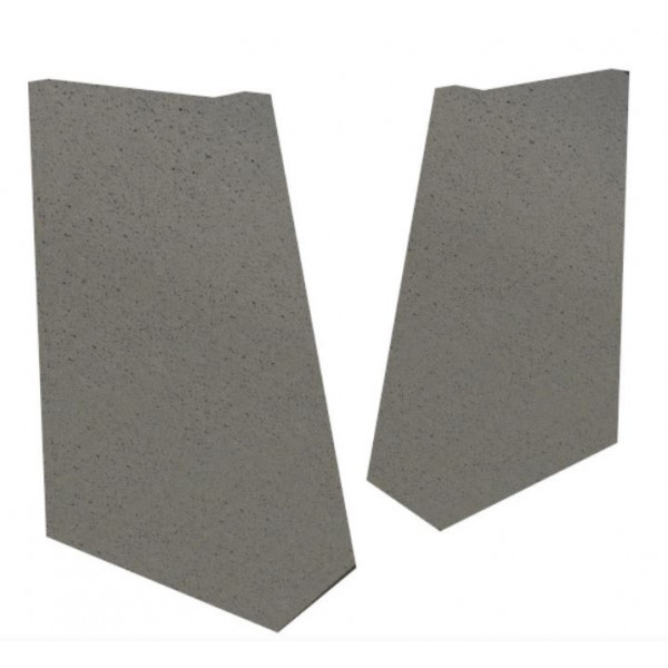 Sandtoft 2451109212 Concrete Plain Tile RH External Angle 135D Rustic