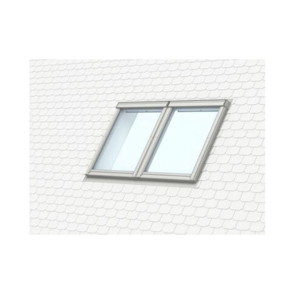 Velux EBL FK04 0021B Flashing to 8mm Twin Slate
