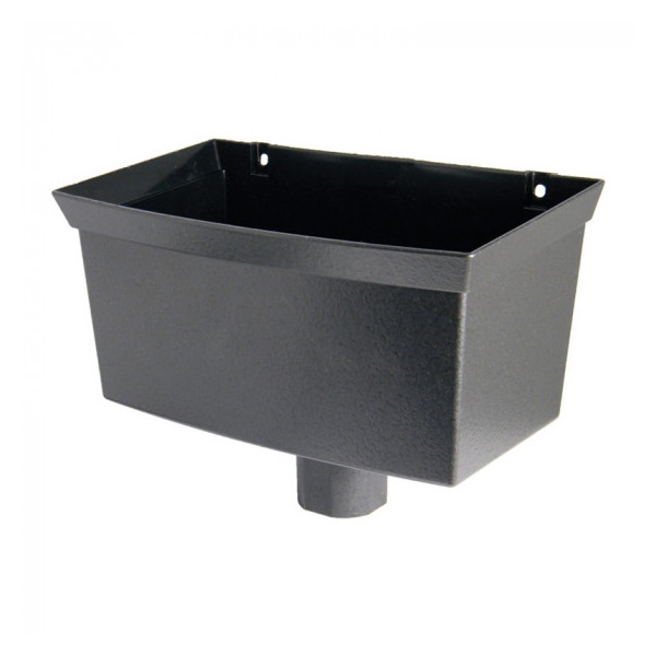 Floplast Rainwater RH1CI Universal Hopper 65/68mm CI Black