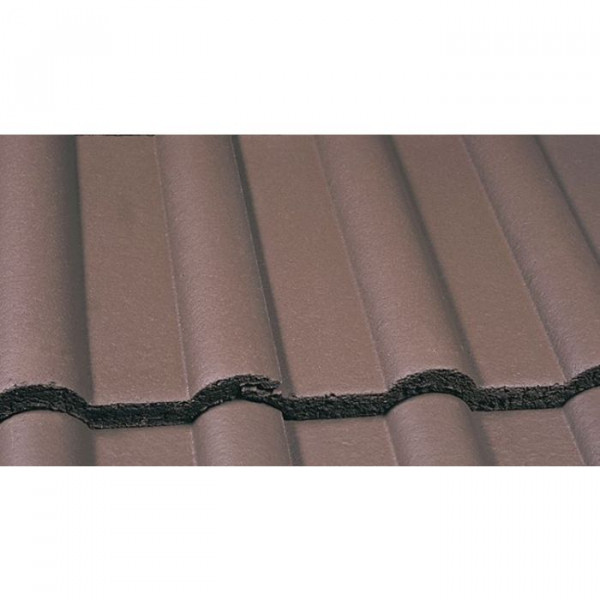 Marley Double Roman Tile 103 Smooth Brown 52
